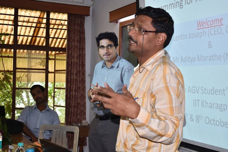 AGV Workshop @ IIT Kharagpur – October 2017 – Nugenix Robotics